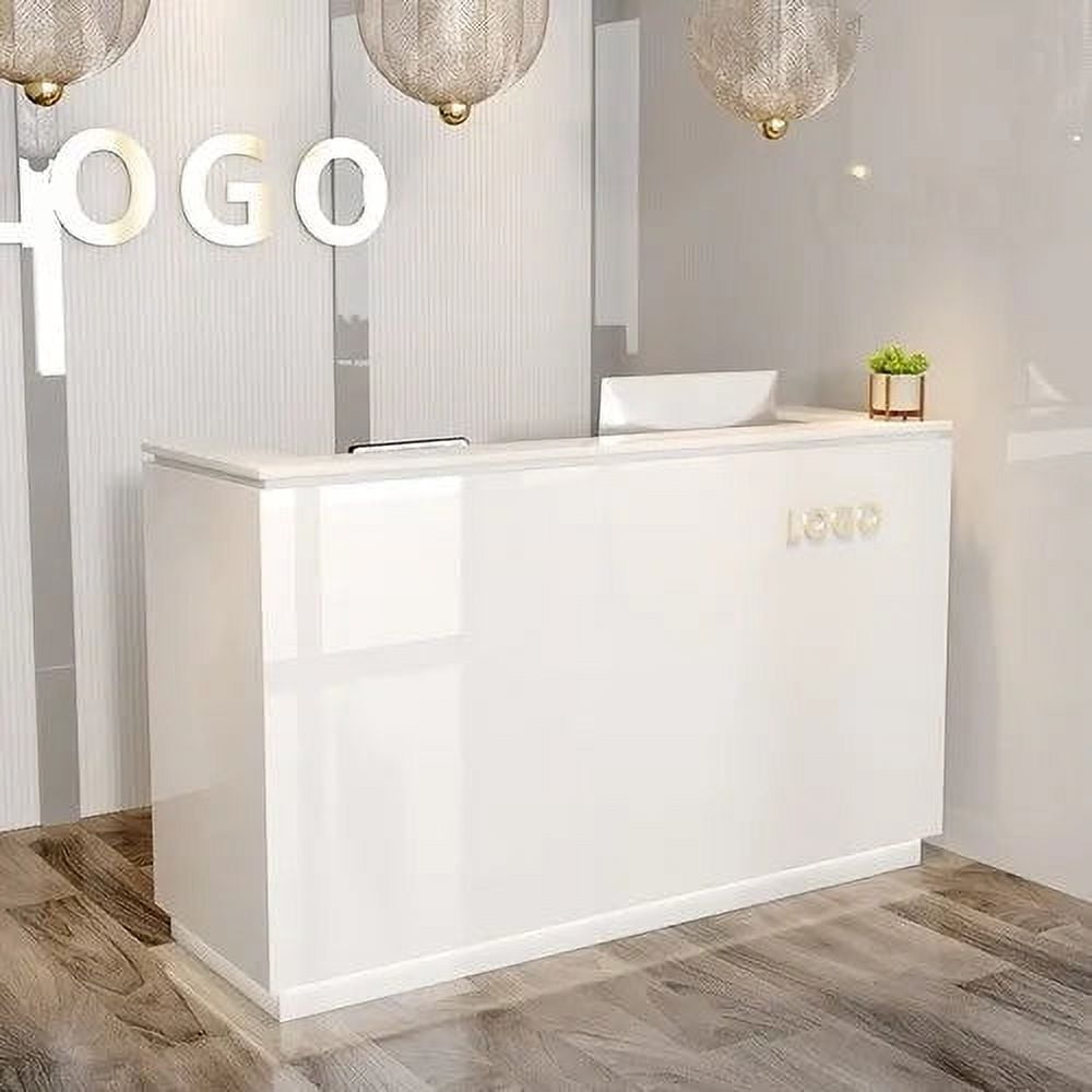 Bar Counter Reception Desks Tall Display Cabinet Office Table Reception ...