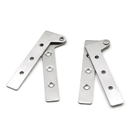Xizioo Set Of 2 Stainless Steel Hidden Door Pivot Hinges 360 Degree ...