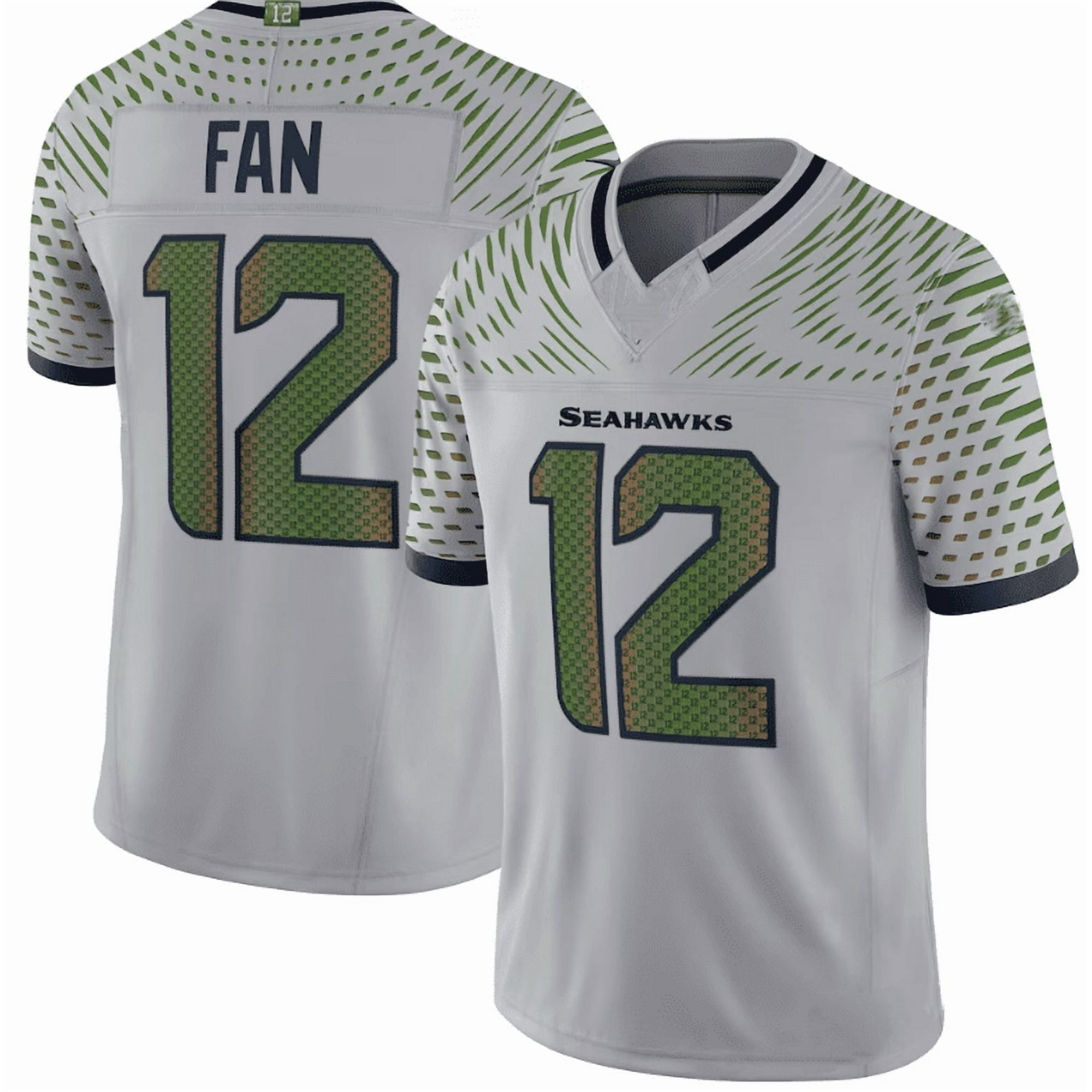 Click here for 012glq Mens Seattle Seahawks #12 Wolf Grey 2025 Se... prices
