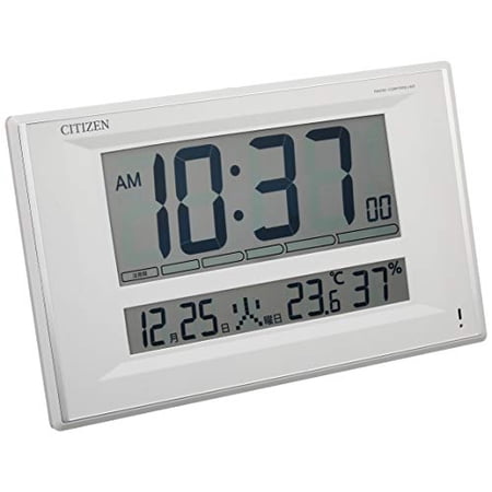 Citizen Wall Clock Radio Digital R198 Temperature Humidity Calendar ...