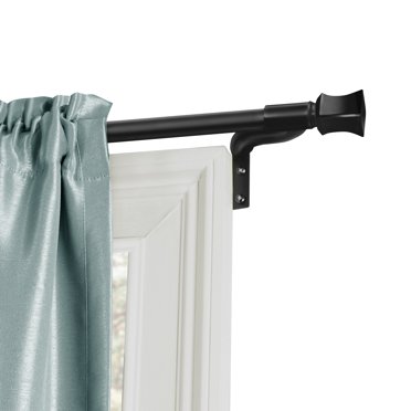 Smart Rods No Measuring Easy Install Adjustable Café Window Rod, 48 to ...