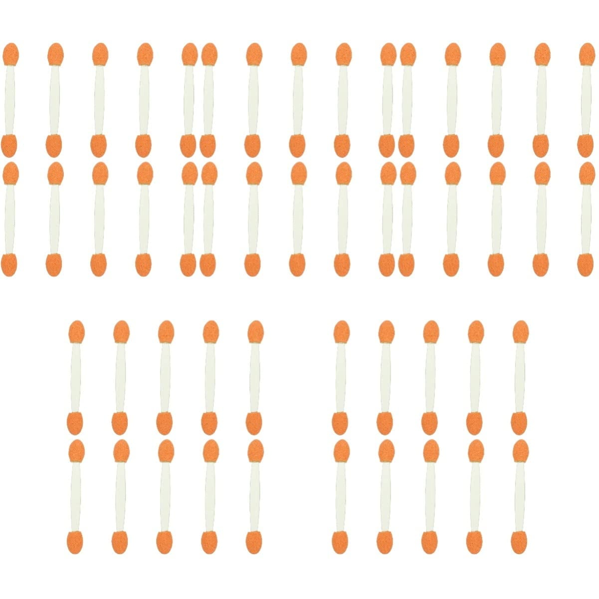 500 pcs Professional Head Double-end Applicator Sticks Tipped Green ...