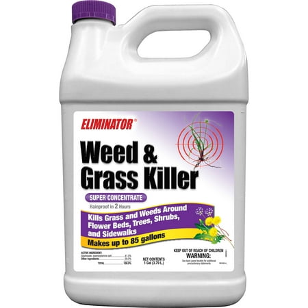 Eliminator Super Concentrate Liquid Weed and Grass Killer, 1 gal ...
