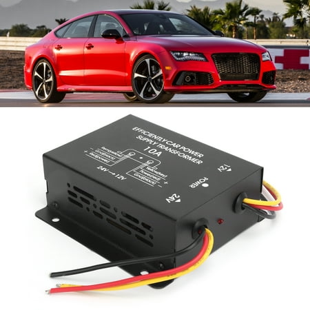 Aramox DC Power Converter, Aluminum Alloy Shell 10A DC Power Converter ...