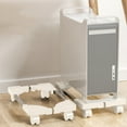 Adjustable Computer Tower Stand with 4 Locking Wheels, Mobile ...