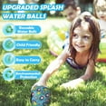 Water Splash Balls Reusable Absorbent Soft Fabric Balls for Water Fight ...