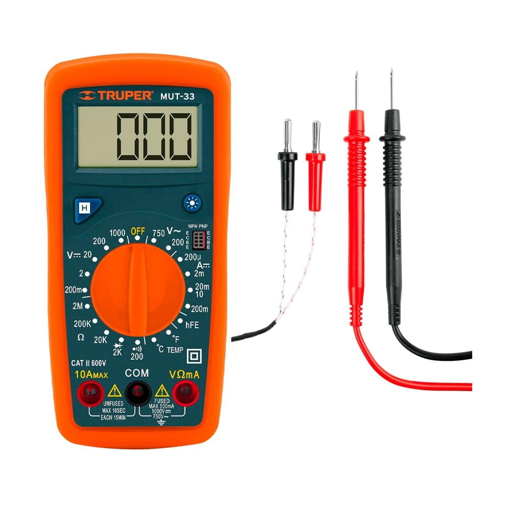 Multímetro Digital Truper MUT-33 | Walmart en línea