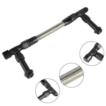 Dual Feed Fuel Line Modified Car Stainless Steel Double Fuel Line Dual ...