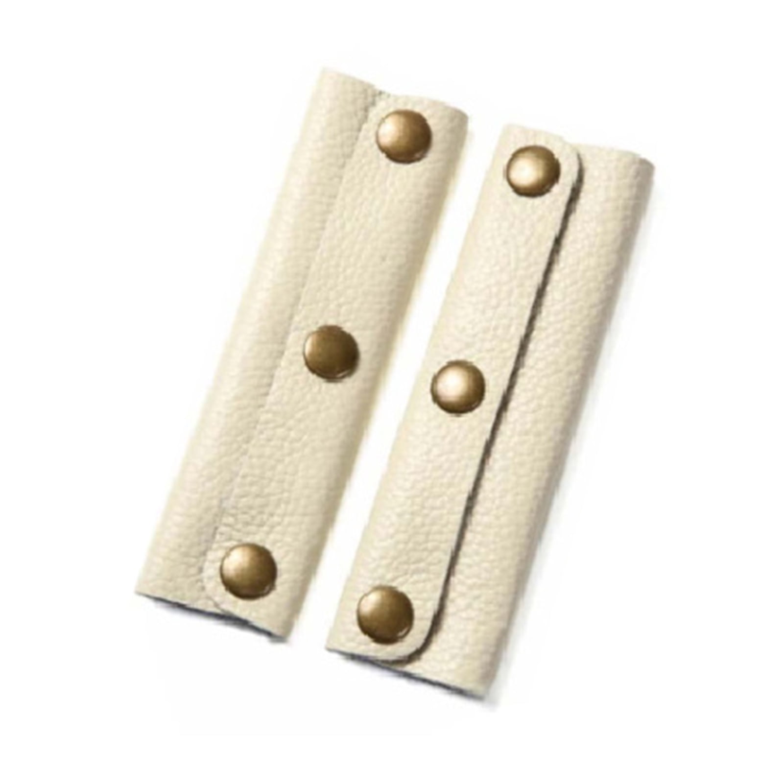Mightlink 2Pcs Bag Handle Covers Anti-strangulation Hand Buttons Faux ...