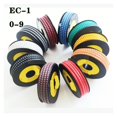 Cable Marker Wire Label EC-0 EC-1 1000pcs Mark Number 0 to 9 Cable ...