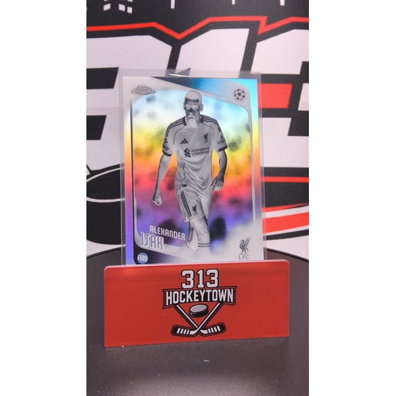 2026 Topps Chrome UEFA Champions League Alexander Isak #116 Negative ...