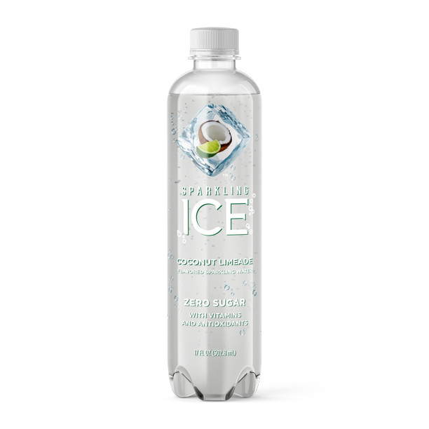 Sparkling Ice Zero Sugar Flavored Sparkling Water Coconut LimeadeSparkling Water, 17 Fl Oz, 12 ...