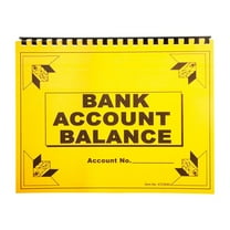 5 Pack Large Print Checkbook Transaction Register, Easy to Fit Inside ...