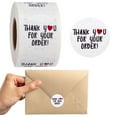 500Counts Round Thank You Sticker 25mm Thank You Label for Seal ...