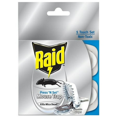 Raid Pressnset Mouse Trap - Walmart.com