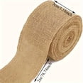 1 Roll of 78.74 Inch Natural Jute Strap-Width 0.79 to 2.36 Inch, Light ...