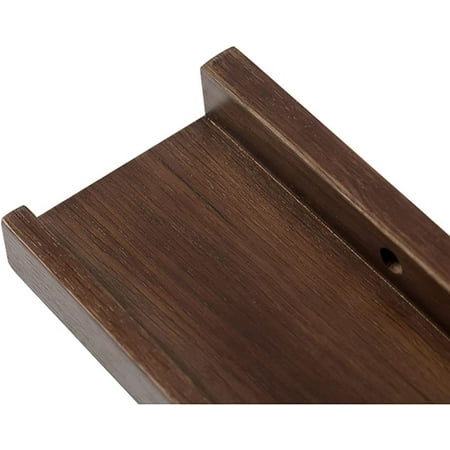 Floating Shelves for Wall Storage|Pecan Wood Decorative Display Hanging ...
