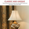 BESTYASH 4Pcs Decorative Lamp Finials Golden Zinc Alloy Elegant Lamp ...