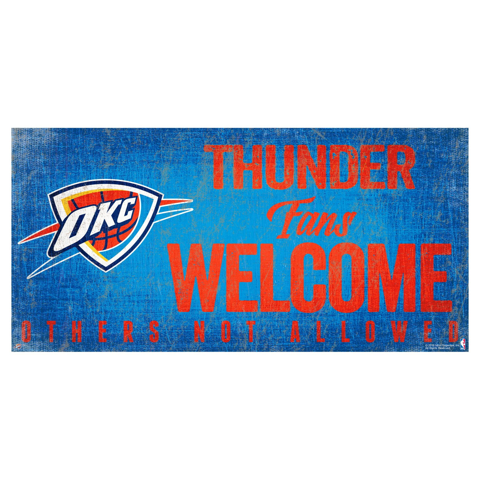 Fan Creations NBA Fans Welcome Sign - Walmart.com