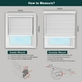 2" Cordless Faux Wood Blinds, Room Darkening Smooth PVC Window Blinds ...
