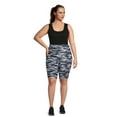 Terra & Sky Plus Size Bike Shorts - High Rise Fit - Walmart.com
