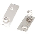 20-Pack AA Battery Spring Contact Plates - Nickel-Plated Steel Positive ...