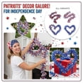 Colorful Stripe Sequin Banner 4th of July Patriotic Red White Blue ...