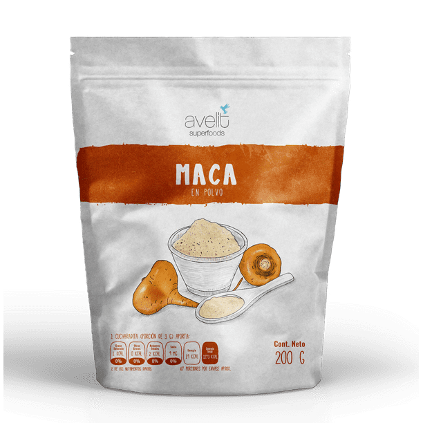 Maca en polvo Avelit Superfoods 100g Bolsa stand up con 200g | Bodega Aurrera en línea