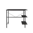 Mainstays Pierce 30 inch Tall Storage Desk, Black - Walmart.com