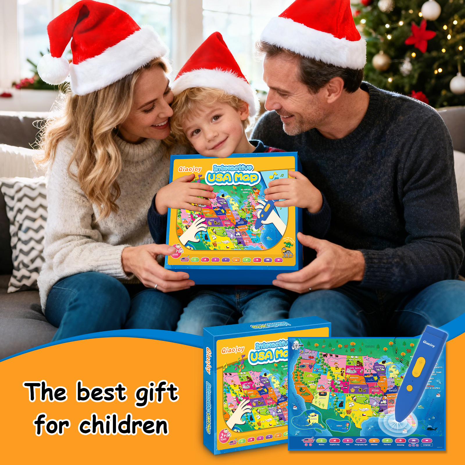 Talking Map Toddler Learning Toys,Educational Toys Bahrain | Ubuy