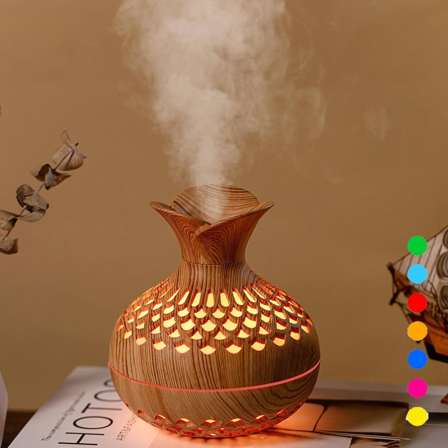 Click here for Unbranded Colorful Cool Mini Humidifier  Flower Sh... prices