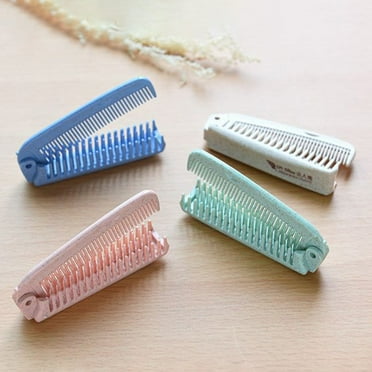 Folding Mini Pocket Hair Comb with Mirror Travel Set - Walmart.com