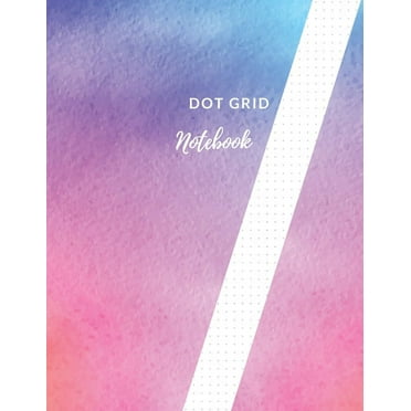 Dot Grid Notebook: Elegant Black Dotted Notebook/JournalLarge (8.5 x 11 ...