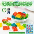 Amos 4D Gummy Blocks Naturally Flavor Vigan Snacks Edible Building ...