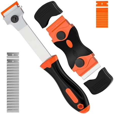Razor Blade Scraper, 2 Pack Razor Scraper Tool Set with Extra 10 ...