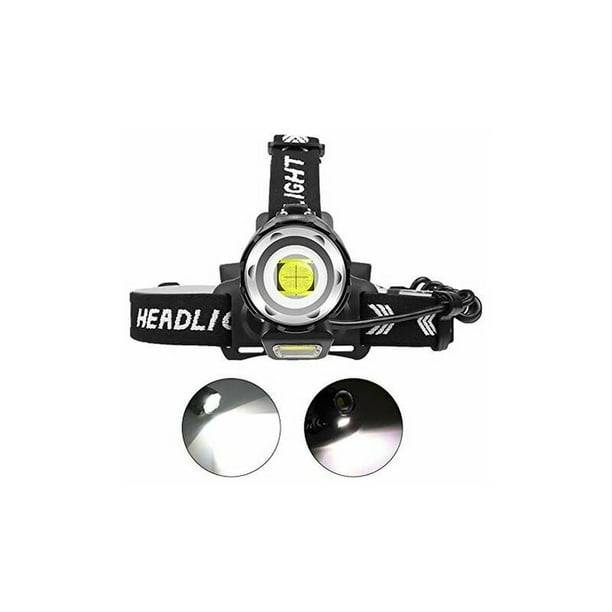 12000 Lumens Rechargeable LED Headlamp, XHP90 Powerful Headlamps High ...