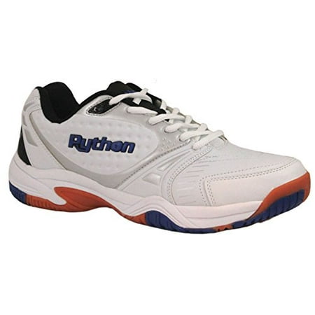 Python Men's Deluxe Indoor (Low) Racquetball Shoe (Non-Marking) 11.5 (D) US White | Walmart Canada