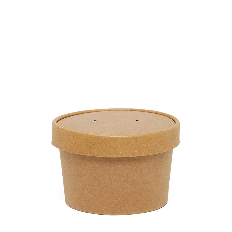 Kraft Soup Containers With Lids, 8 Oz Kraft Soup Container With Lid ...