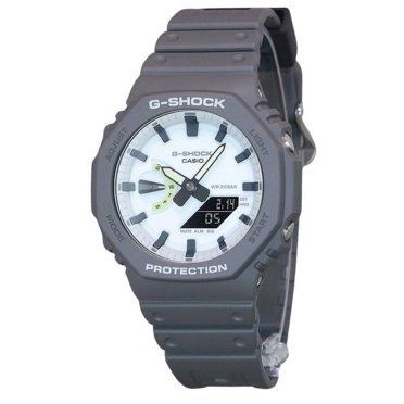 Casio G-Shock Analog Digital Bio Based Resin Strap Blue Dial Quartz GA-2100-2A2 200M Men's Watch ...