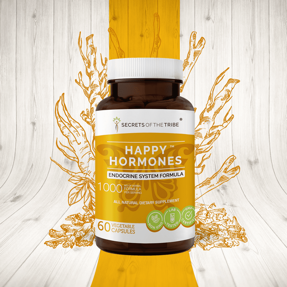Happy Hormones 60 Capsules 500 Mg Ashwagandha Astragalus Licorice