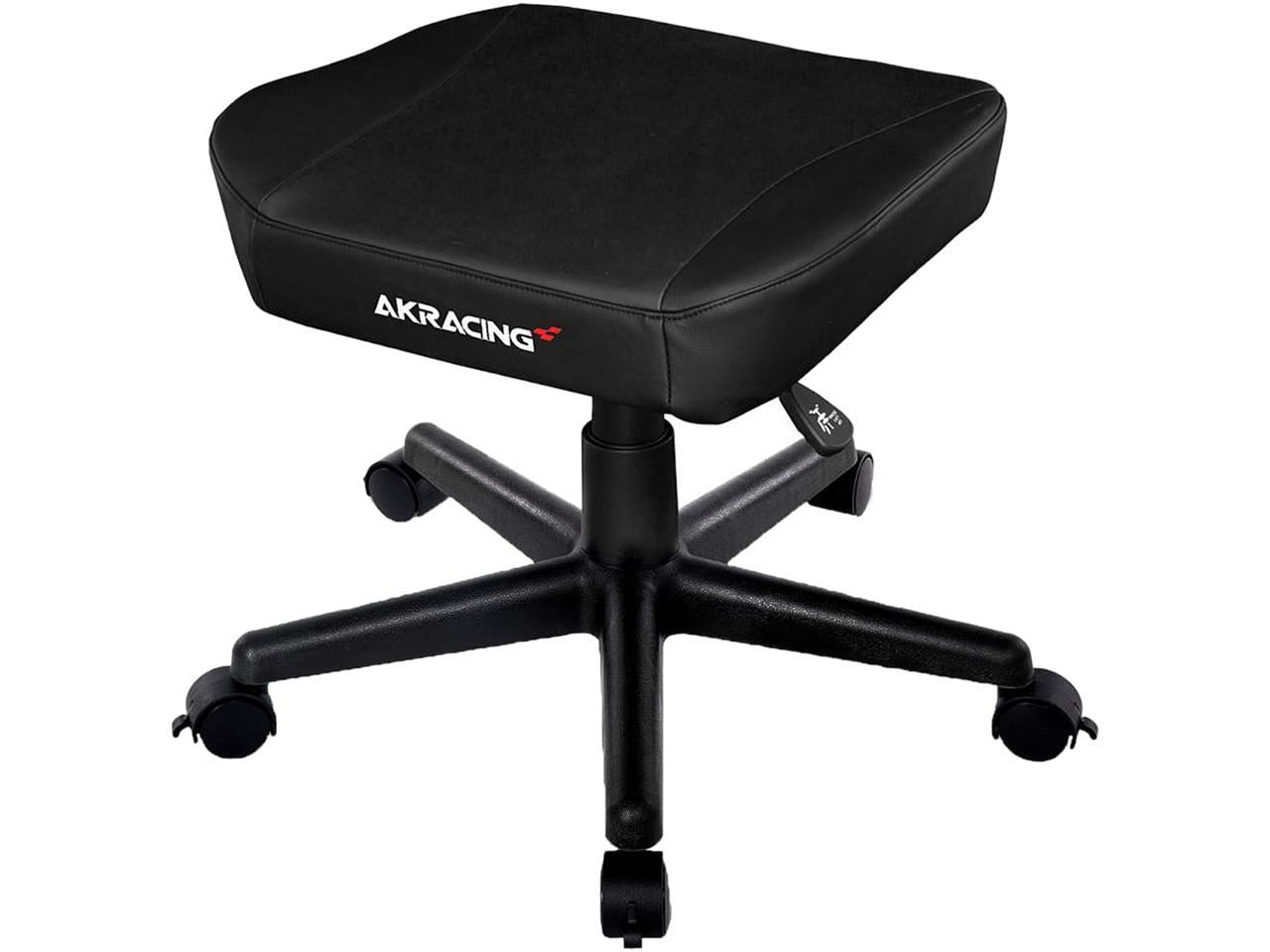 AKRacing PU Leather Sitting & Foot Stool, Black (AK-STOOL-BK) - Walmart.com