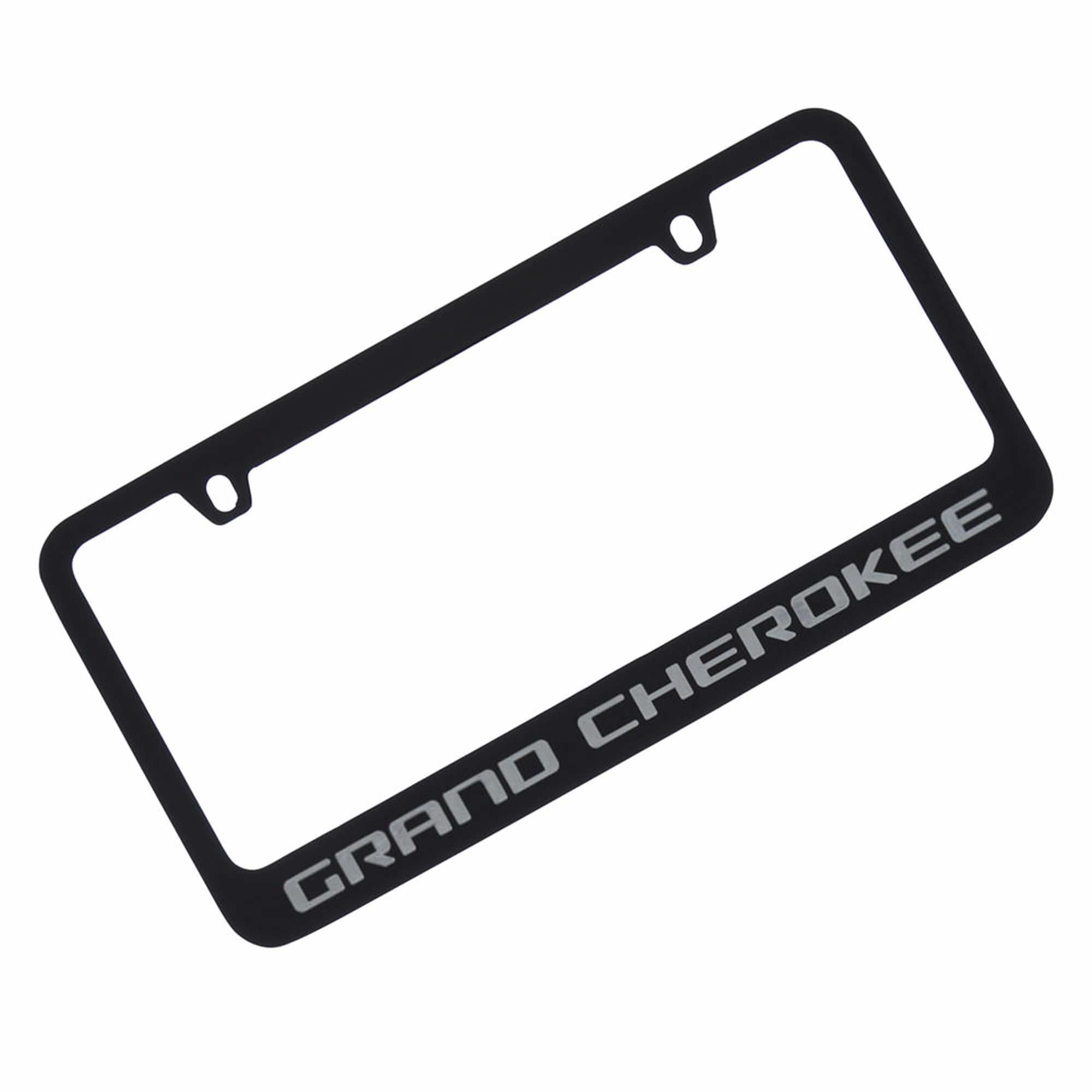 Jeep Grand Cherokee License Plate Frame (Black) - Walmart.com