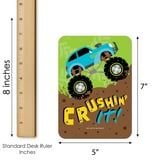 Big Dot of Happiness Smash and Crash - Monster Truck - Picture Bingo ...