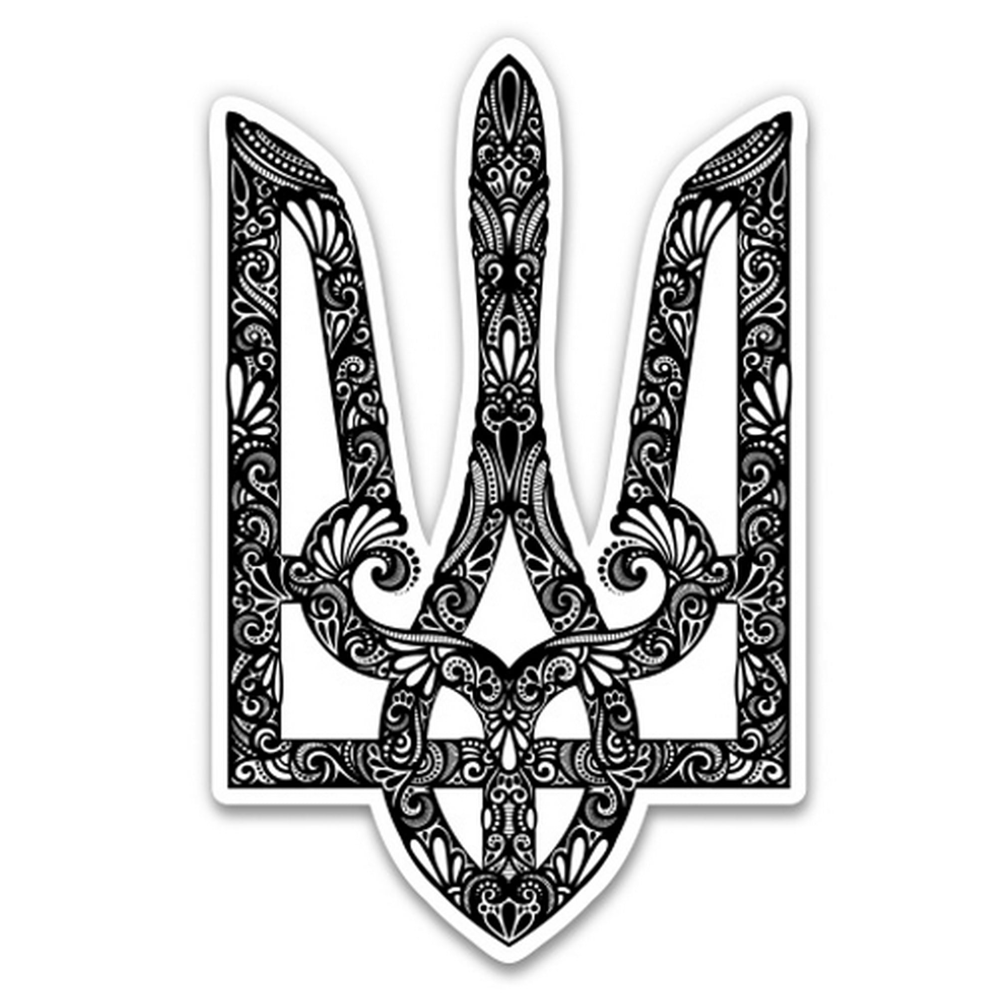 Ukrainian Tryzub Sticker