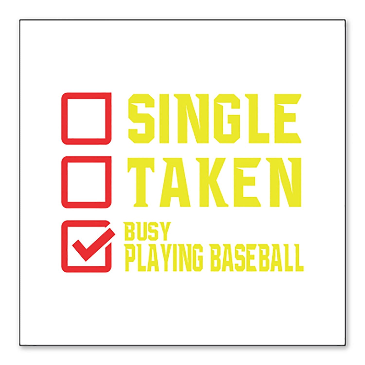 DistinctInk Custom Bumper Sticker - 10" x 10" Decorative Decal - White ...