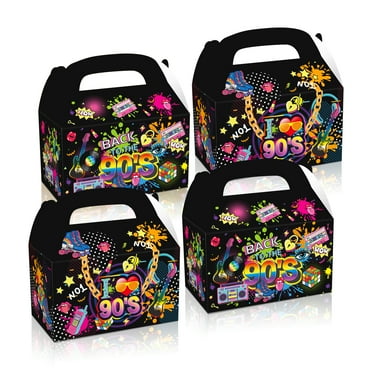 24 Pack Party Favor Boxes, Gift Treat Bags, Gable Boxes for Kids ...