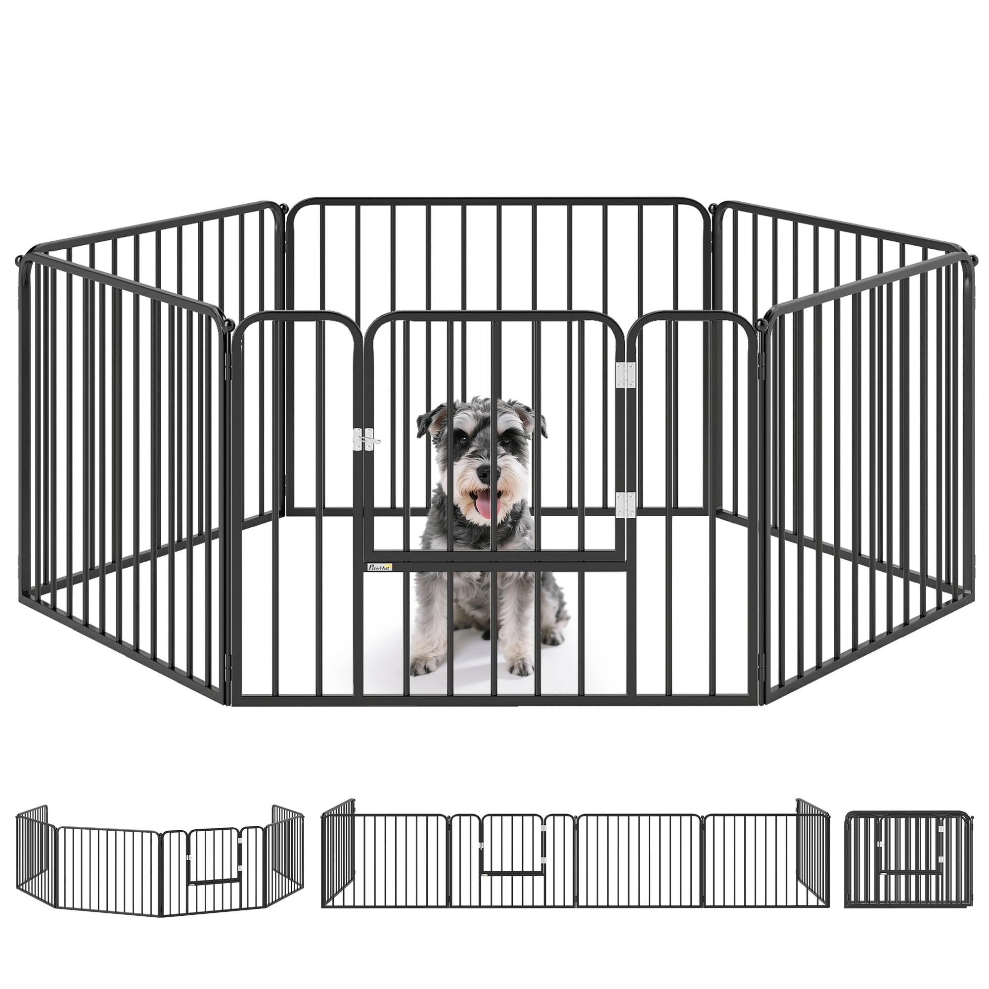 Click here for Pawhut 6 Panels Heavy Duty Dog Playpen With Door... prices