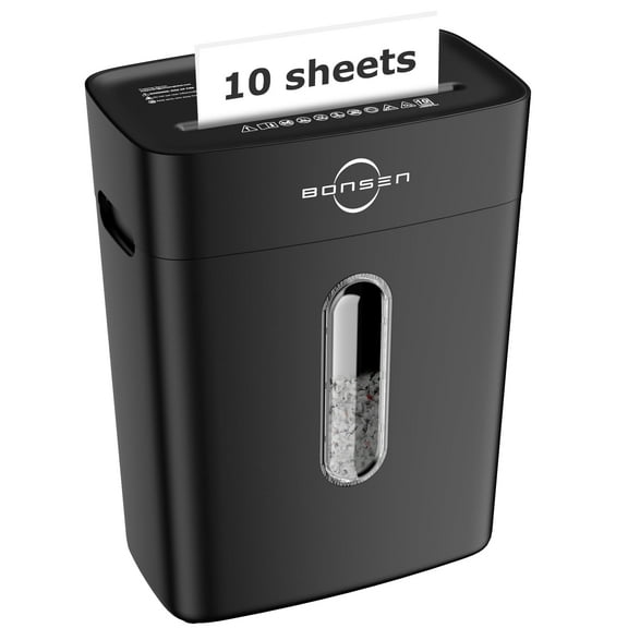 Paper Shredder for Home Use, 8-Sheet StripCut Home Office Shredder, CD ...