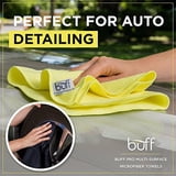 Buff Microfiber Cleaning Cloth | Gray (12 Pack) | Size 16" x 16" | All ...