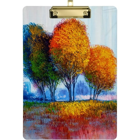 XDDJA Forest Tree of Life Clipboard Hardboard Wood Nursing Clip Board ...